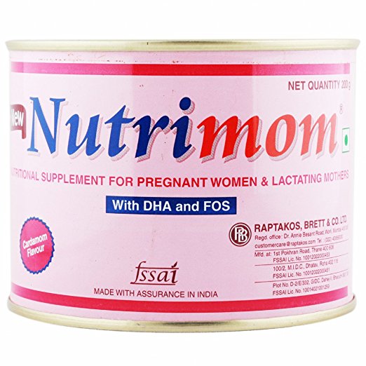 Buy Nutrimom with DHA and FOS 200g Online - HealthurWealth