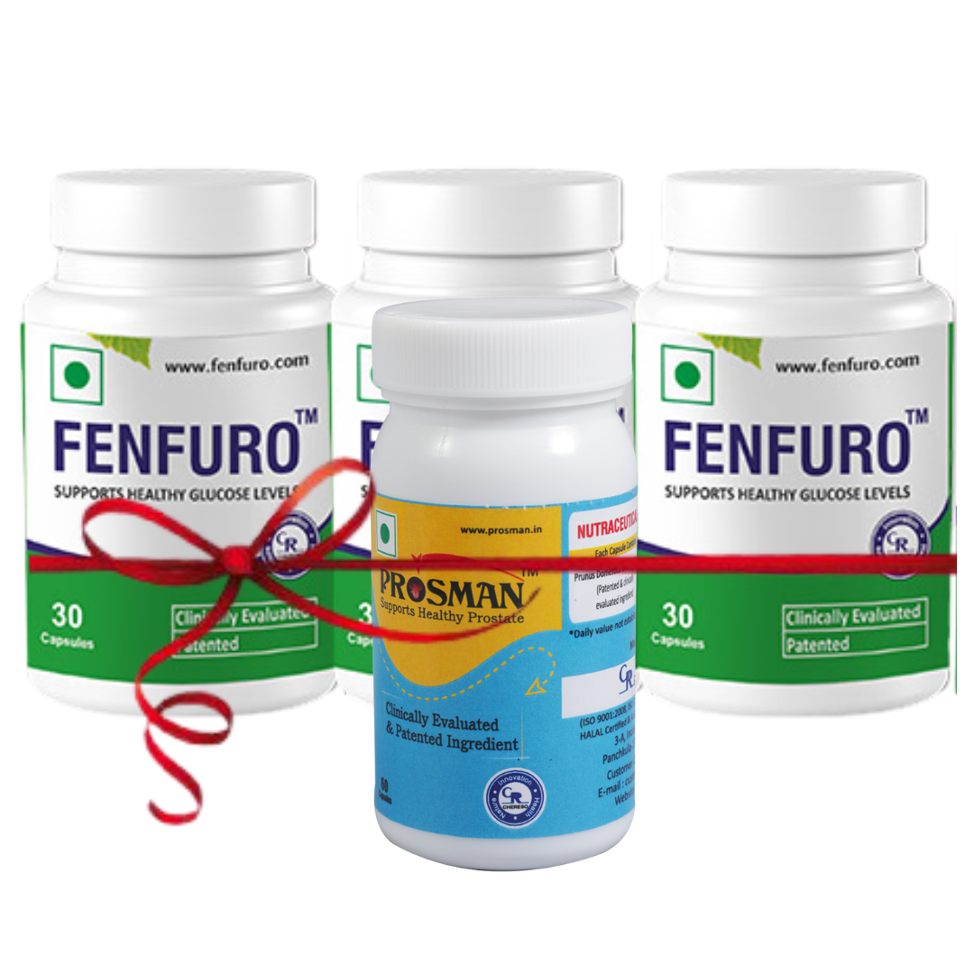 Buy fenfuro 30capsules pack of 3 + Prosman nutraceutical Capsules 60's ...