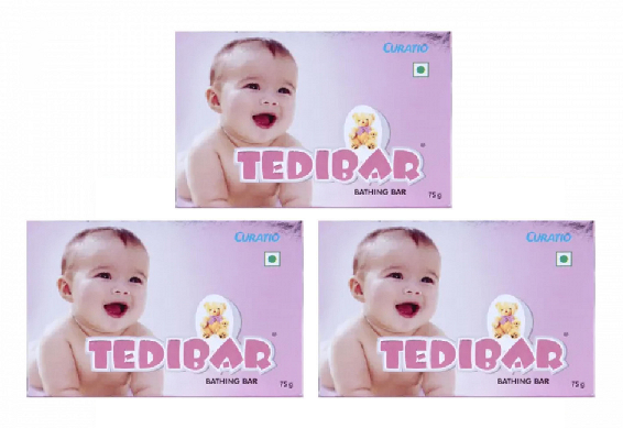 Buy TEDIBAR BATHING BAR 75G PACK OF3 Online - HealthurWealth