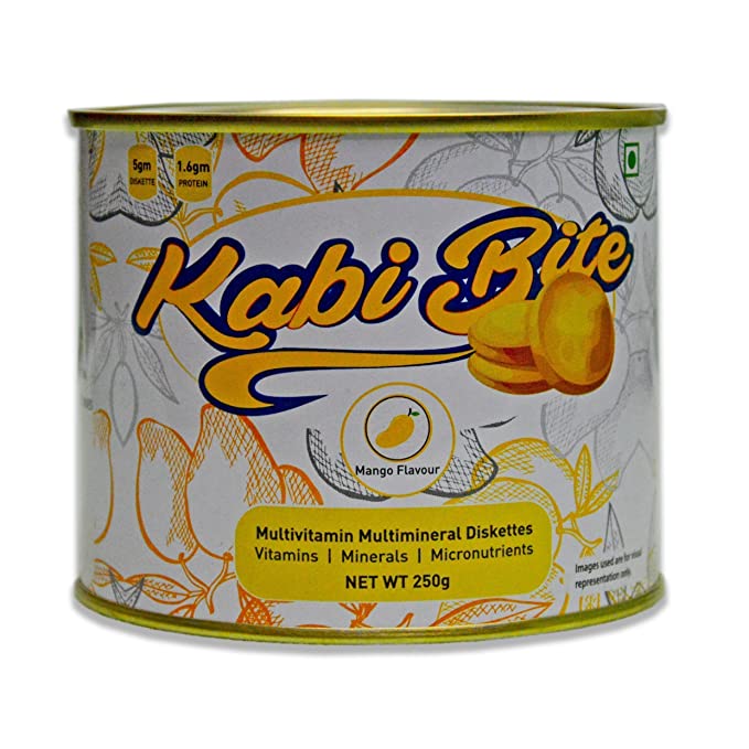 Buy KabiBite mango flavour diskettes 250g Online - HealthurWealth
